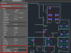 Create a Bill of Material Report Using AutoCAD