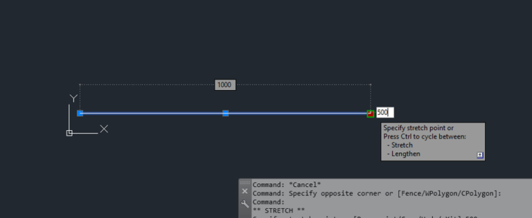 Change Length of Line in AutoCAD