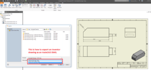 Inventor IDW vs DWG