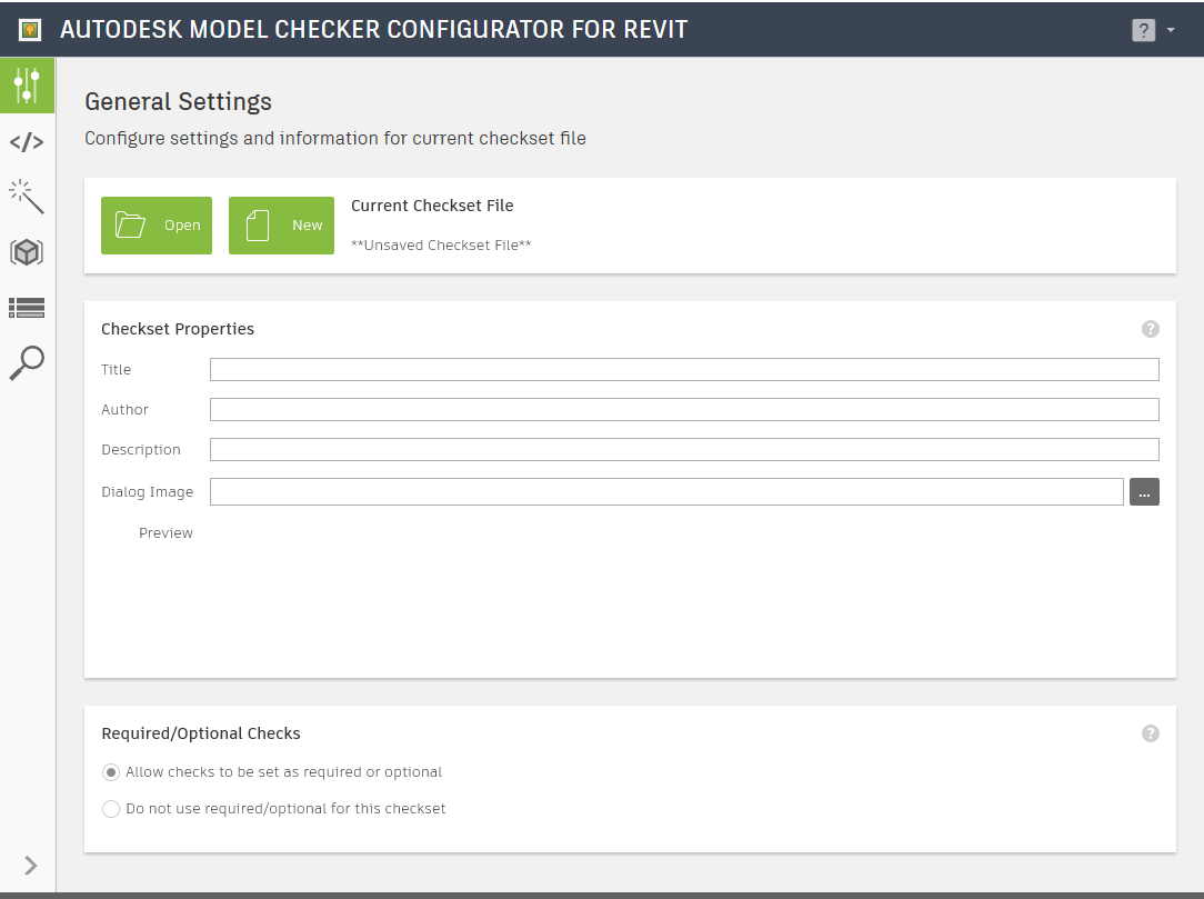Revit Model Checker Configurator Revit Model Checker Configurator