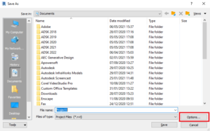 Save a Revit Model File - Local