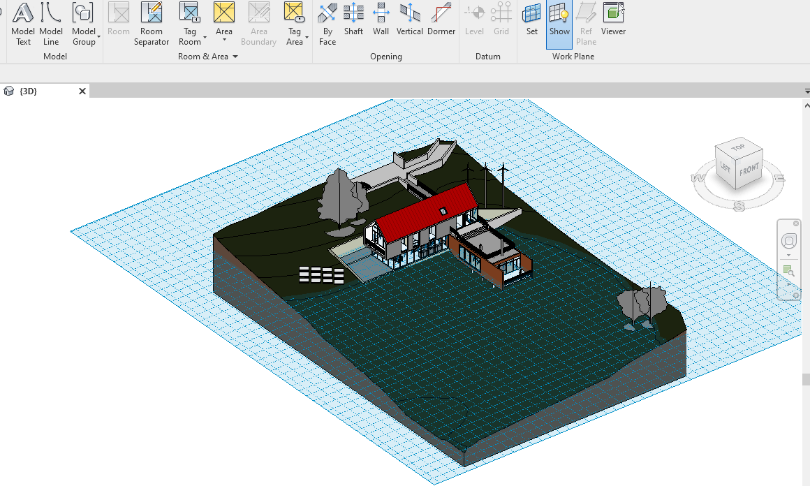 Change Work Plane Command in Revit
