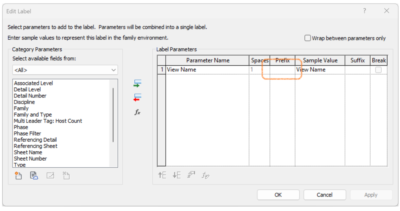 Revit View Titles and Extension Lines