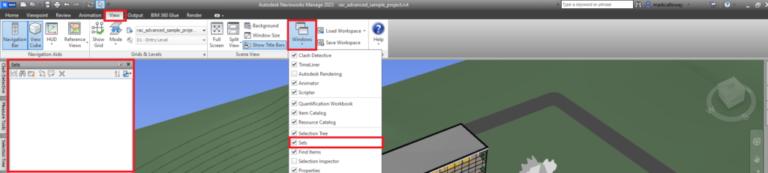 Autodesk Navisworks Selection Sets 2297