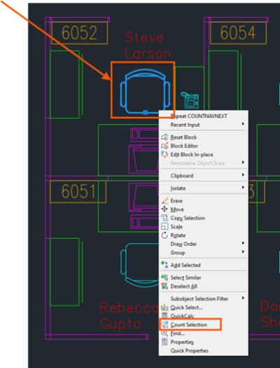 AutoCAD Count and Count Table
